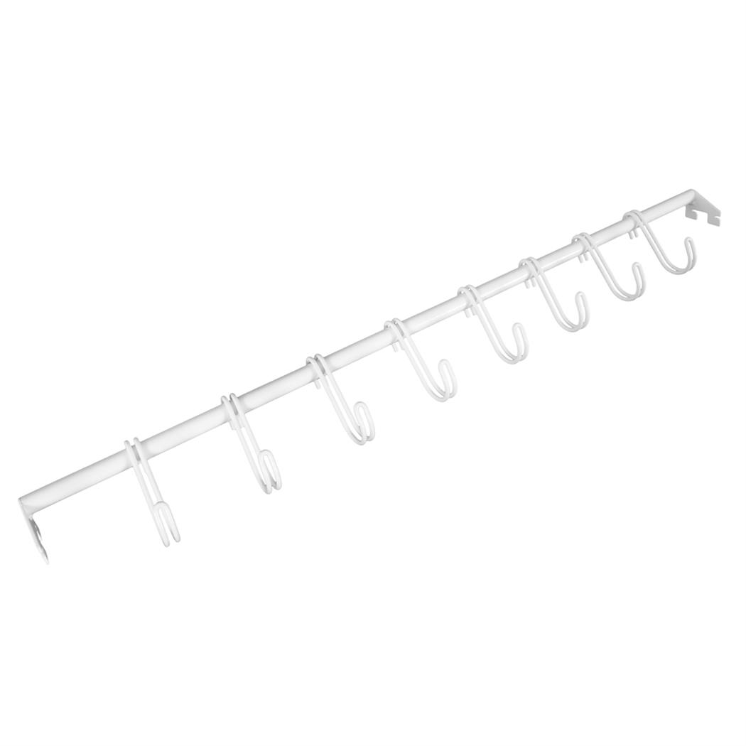 60 Fixed Hook Rack, Silver